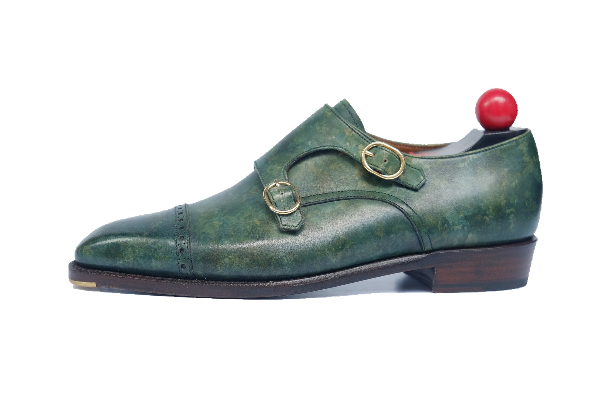 Woodland - MTO - Forest Green Marble Patina | J.FitzPatrick Footwear