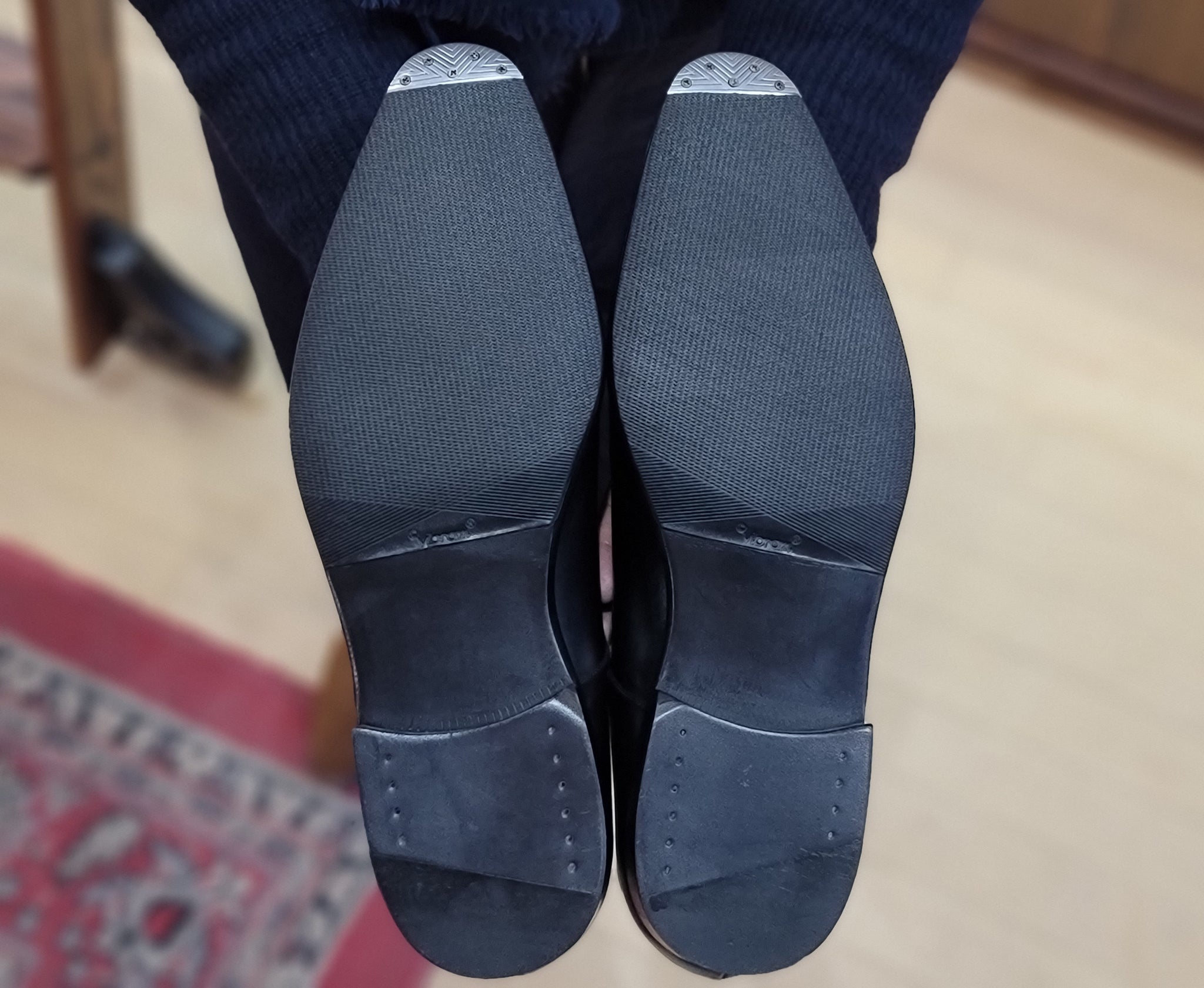 Standard Metal Toe Taps + 3/4 Rubber Sole Bottoms | J.FitzPatrick Footwear