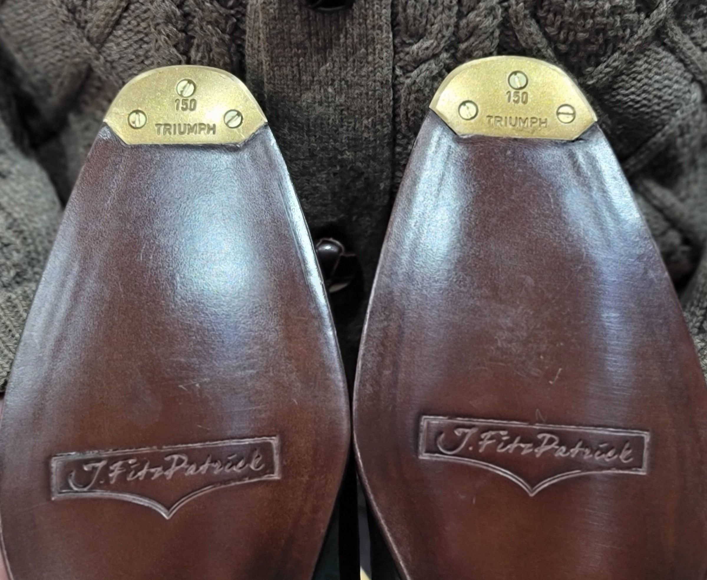 Premium Triumph Toe Taps | J.FitzPatrick Footwear