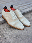 Phillips - Cream Calf / Cream Suede | J.FitzPatrick Footwear