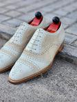 Phillips - Cream Calf / Cream Suede | J.FitzPatrick Footwear